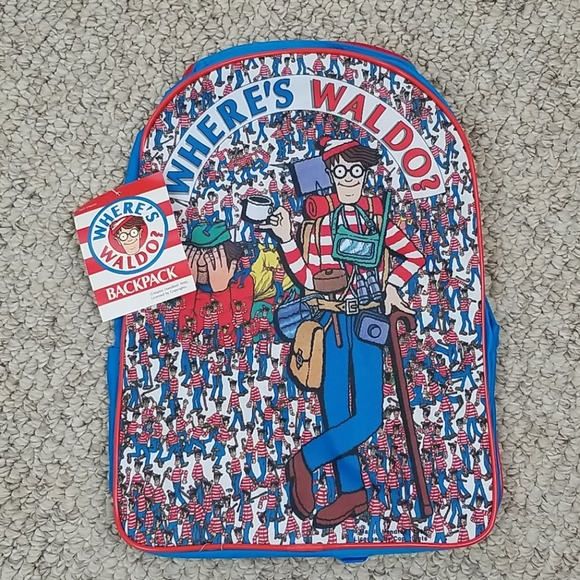 Vintage | Accessories | Nwt Vintage Wheres Waldo Backpack | Poshmark